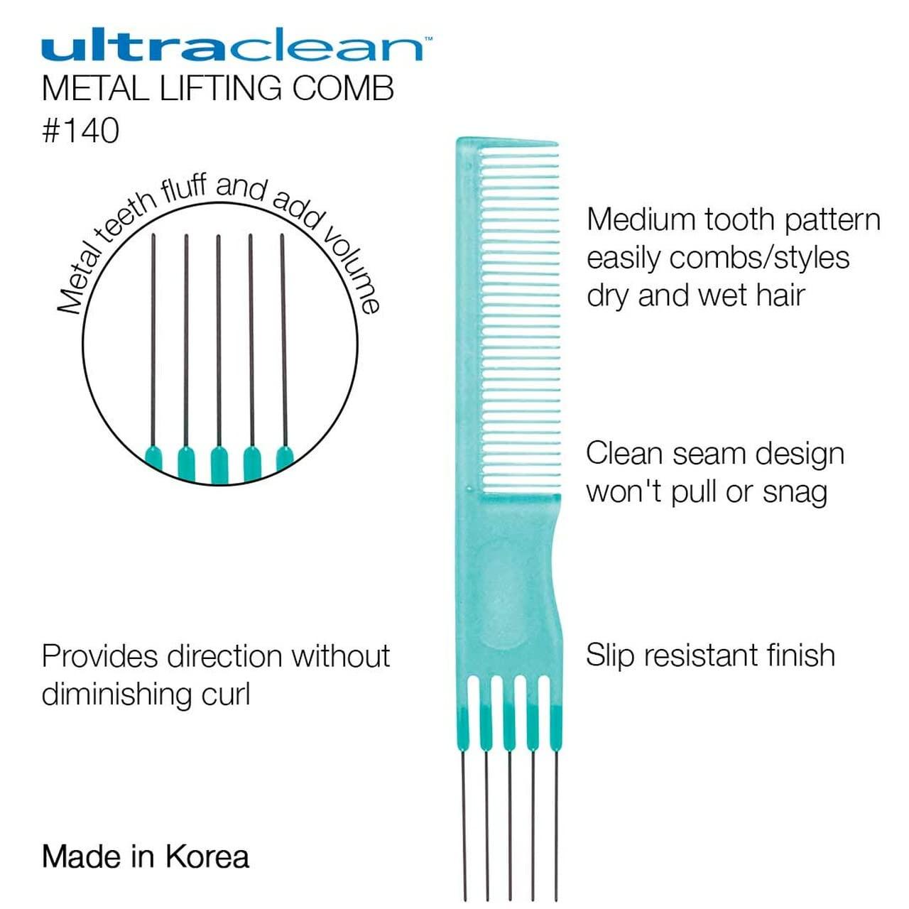 Cricket Ultra Clean Metal Lifting Combs for Styling & Volume Assorted ...