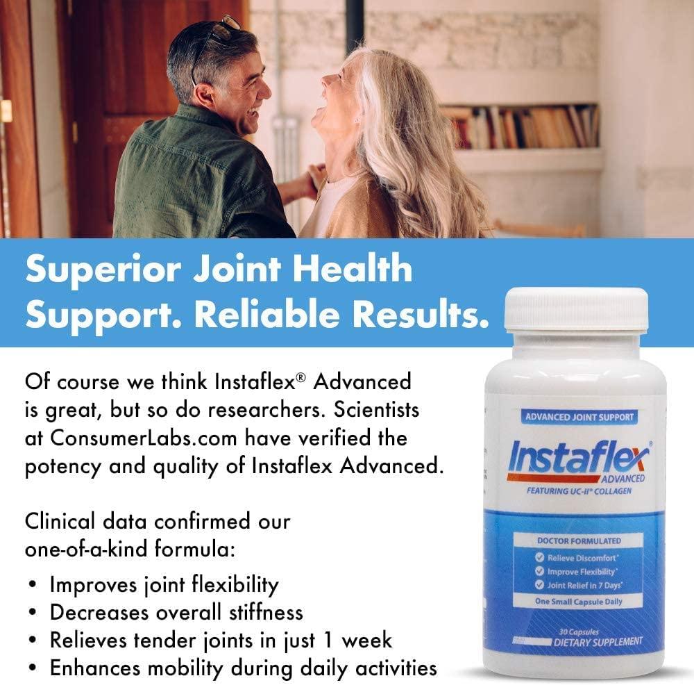 Instaflex Advanced Joint Support Supplement - Doctor Formulated with UC-II Collagen - 2 Pack 60 ...