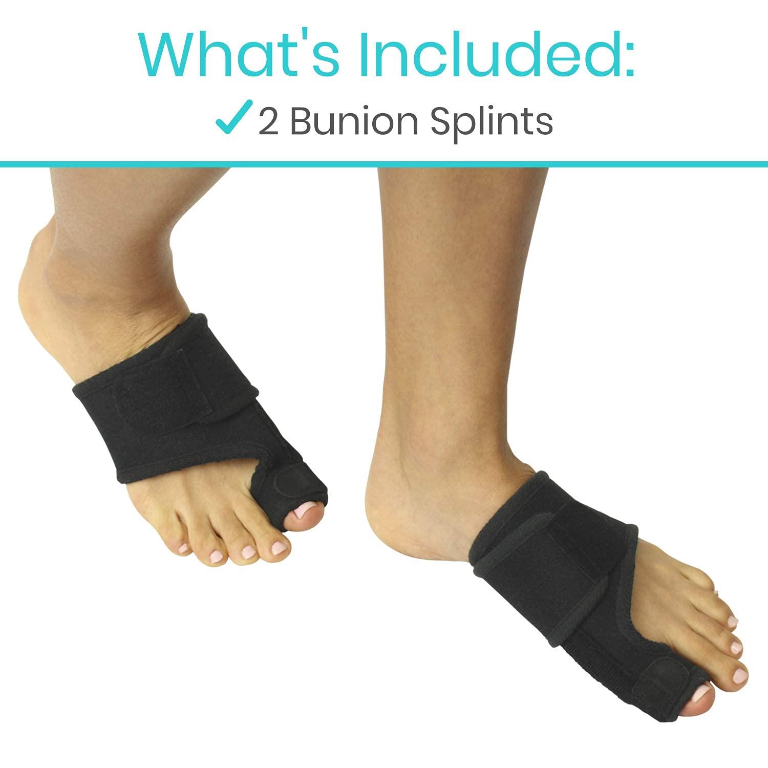 Vive Bunion Corrector for Women & Men - Big Toe Brace with Splint ...
