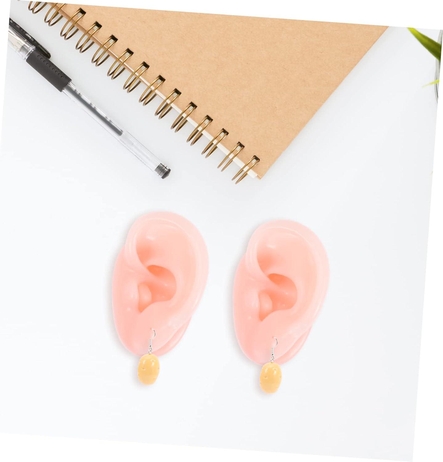 10 Pairs Artificial Silicone Ear Models for Piercing Practice ...