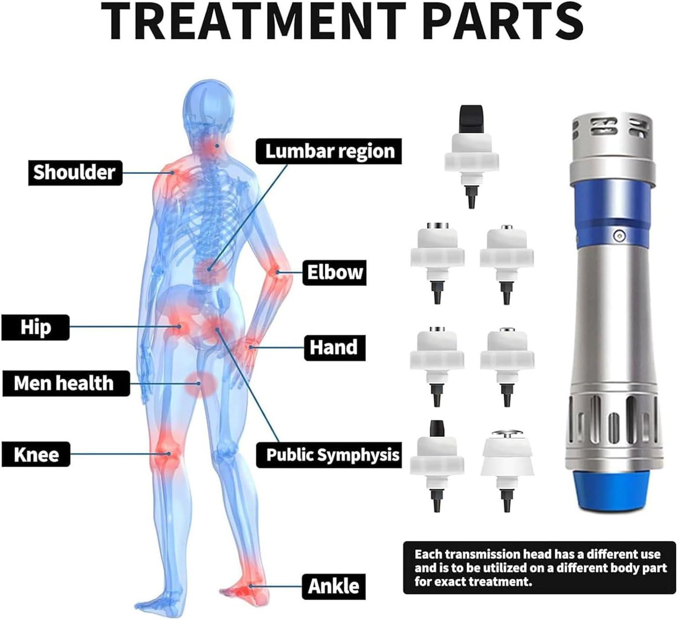 Muscle Massage Gun & Shock Wave Therapy Device for Pain Relief ...