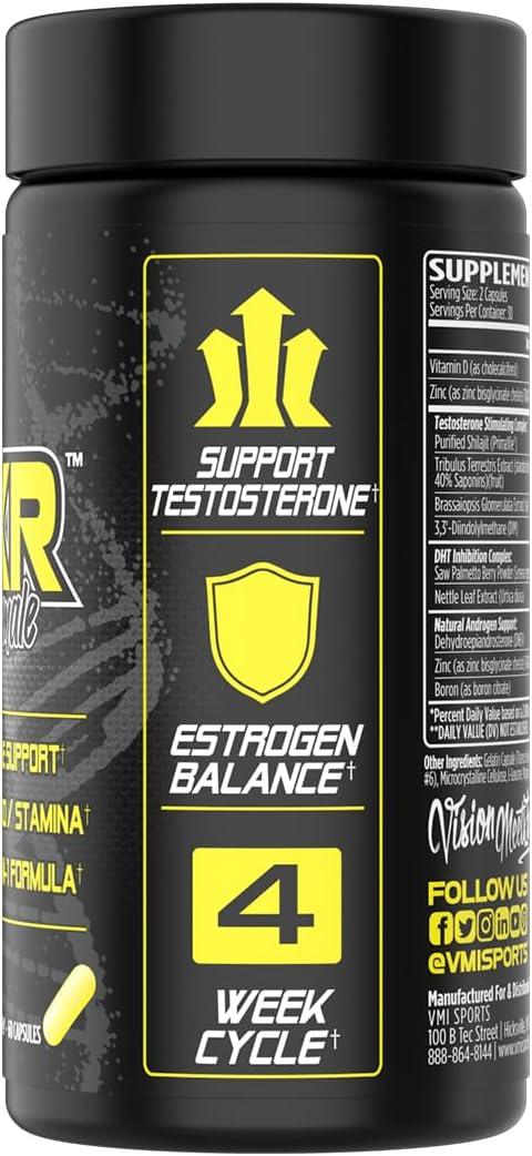 AXR Alpha Male Hormonal Support Supplement for Men - Testosterone ...