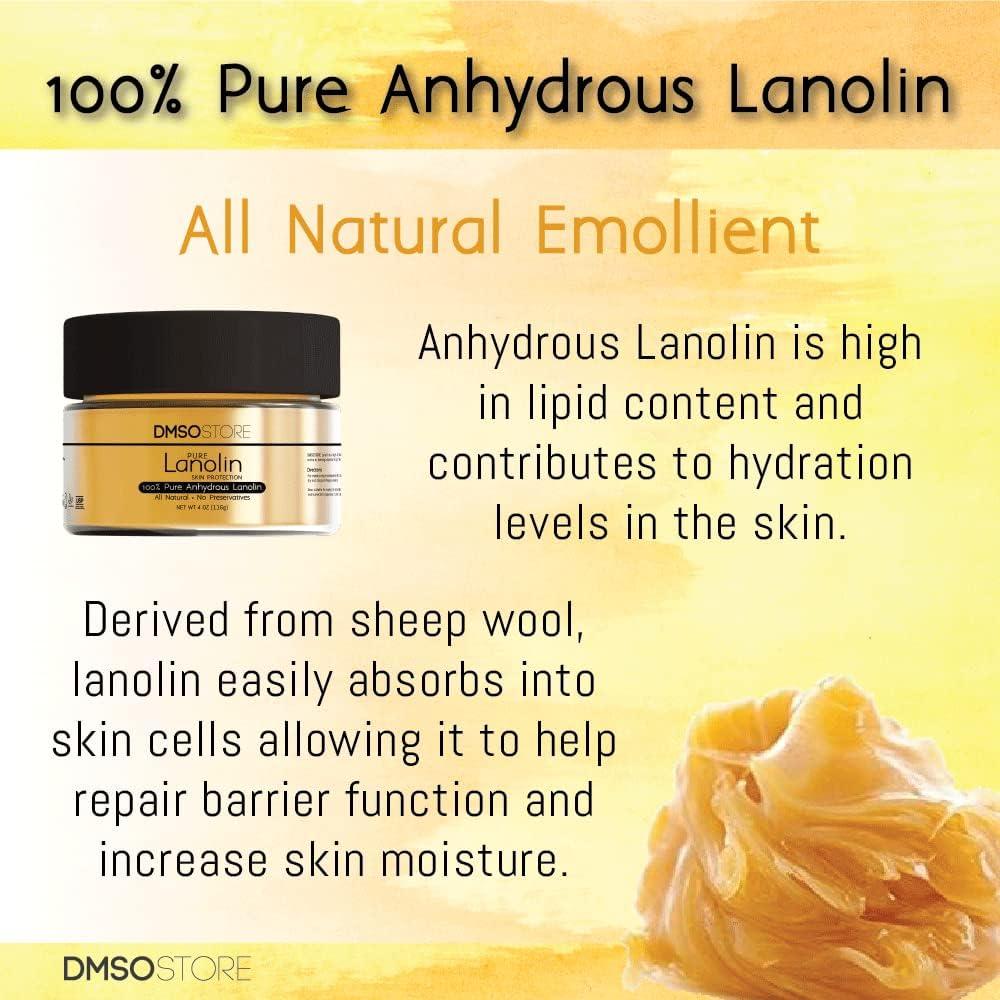 LANOLIN 1 lb. USP Grade Anhydrous 100% Pure Skin Moisturizer ...