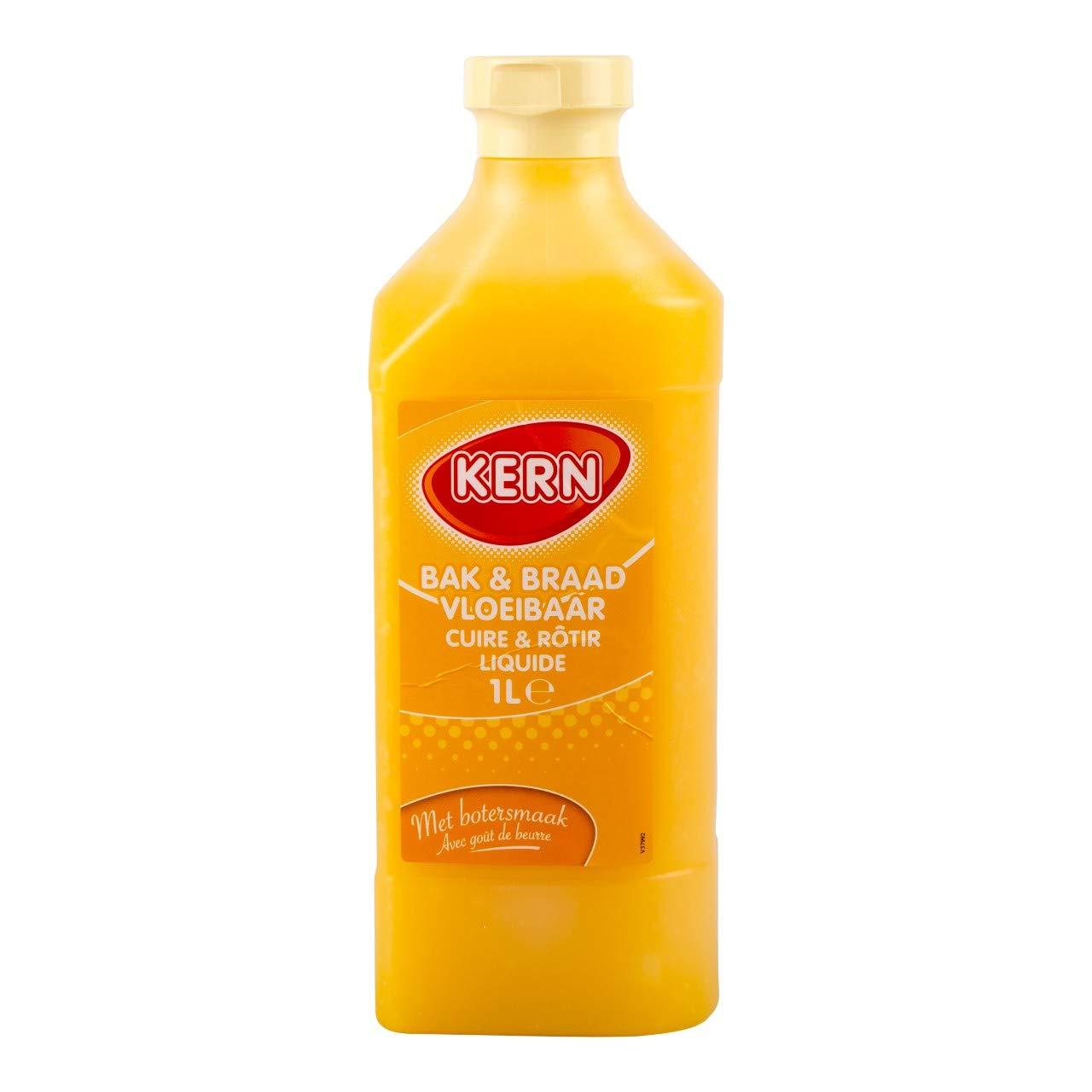 Kern Liquid Margarine 1L - Butter Flavour Frying & Roasting Oil for ...