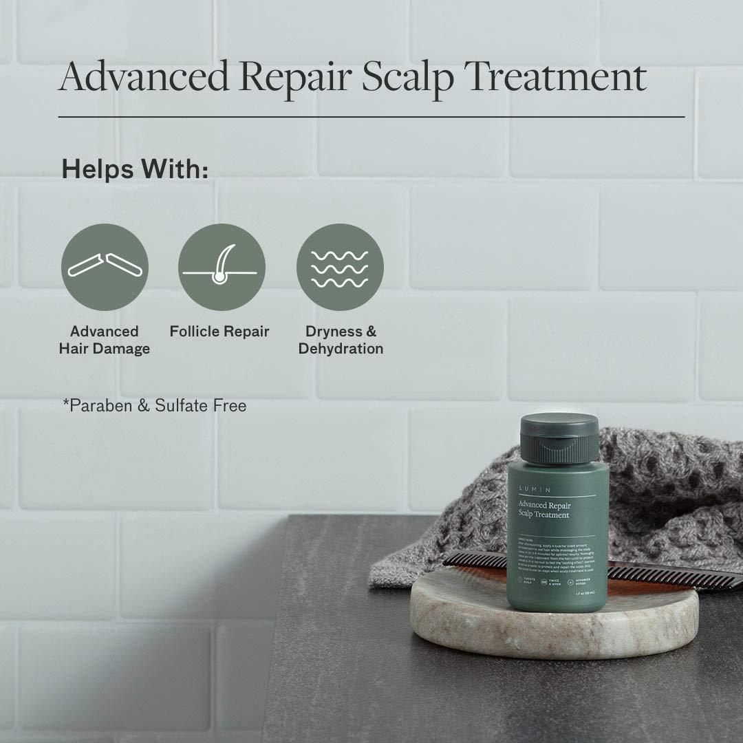 Lumin Men's Scalp Recovery Set: Recovery Shampoo, Keratin Conditioner ...