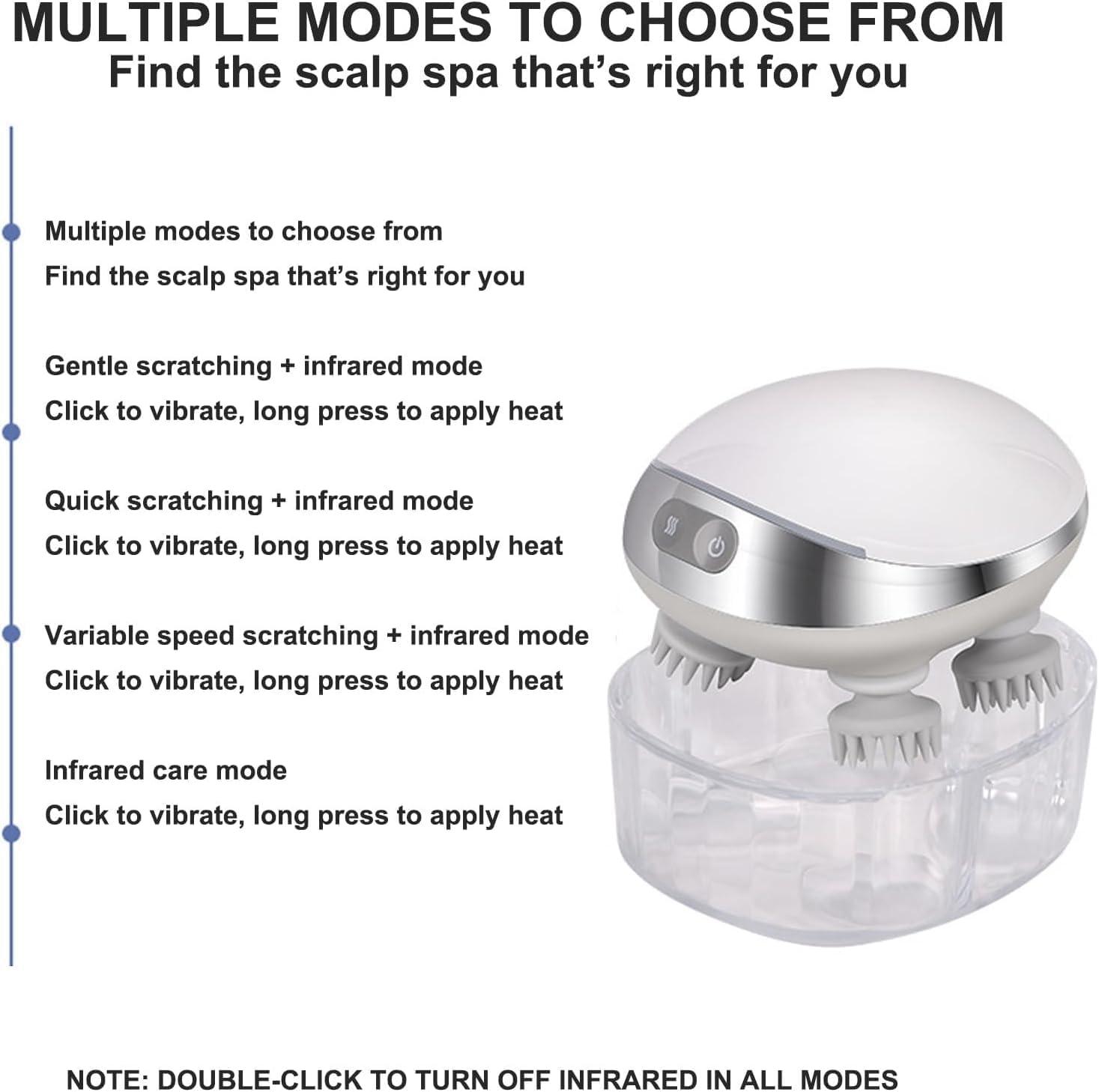 Scalphero - Smart Scalp Massager for Hair Growth | Portable Waterproof ...