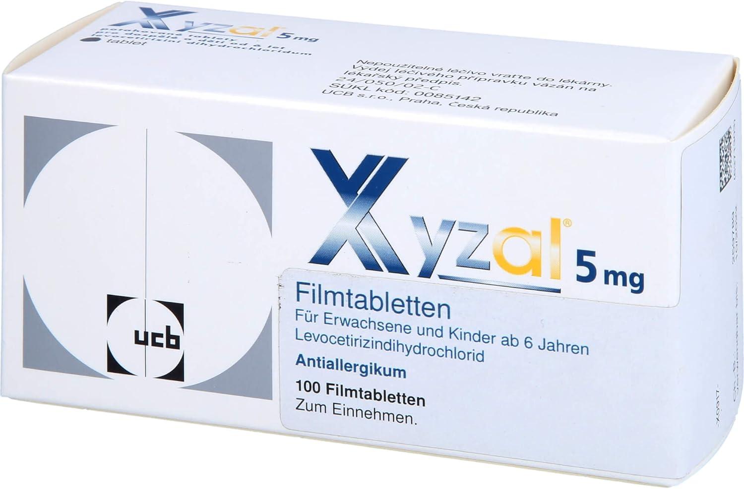 Buy Xyzal Film-Coated Tablets Online - Fast International Shipping ...