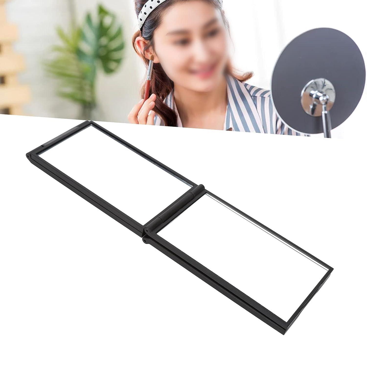 4 Panel Expandable 360 Degree Handheld Mirror for Self Hair Cutting ...