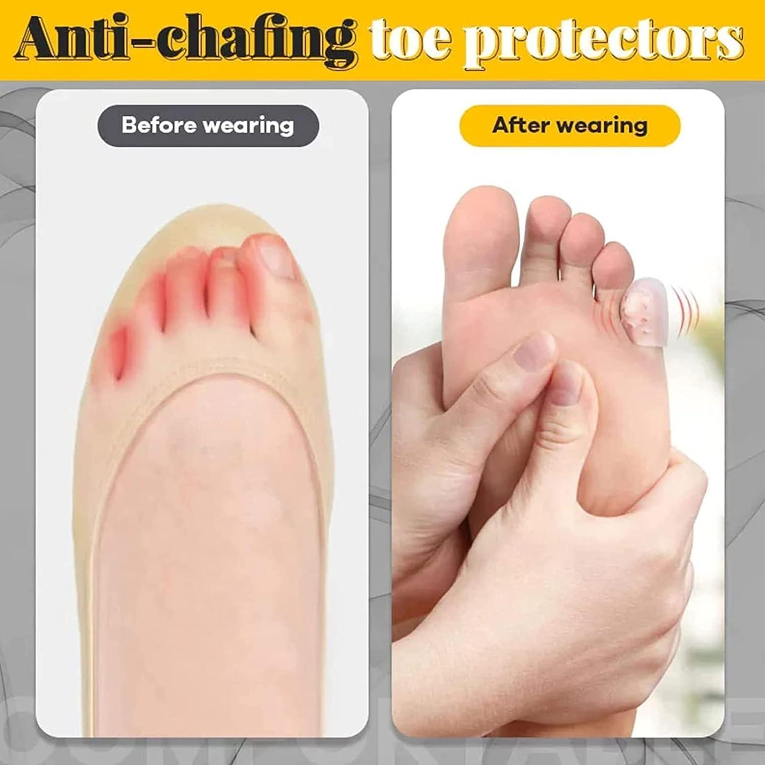 2023 Silicone Anti-Friction Toe Protectors - Breathable Covers for Toe ...