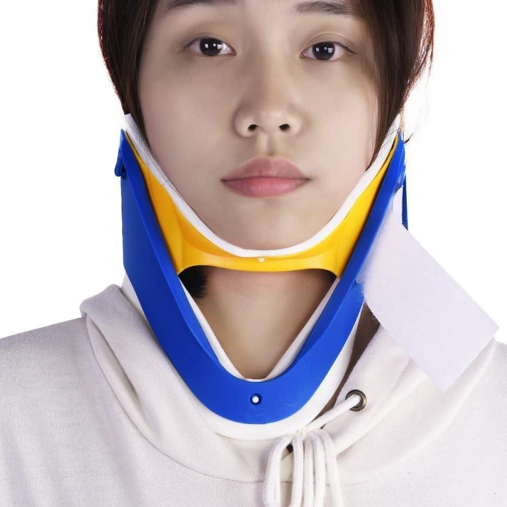 Buy SSSDLZEQ Adjustable Neck Brace for Cervical Traction Soft Polymer ...
