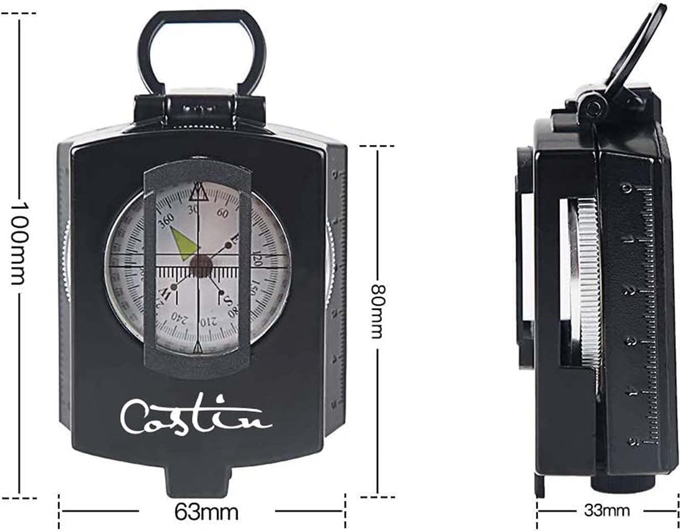 COSTIN Multifunctional Compass - Metal Military Waterproof High ...