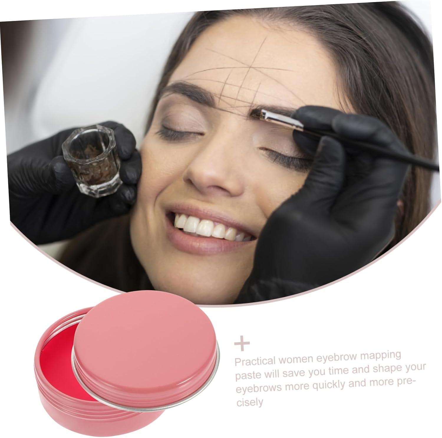 WOFASHPURET Eyebrow Makeup Drawing Paste Brow Mapping Paste Eyebrow ...