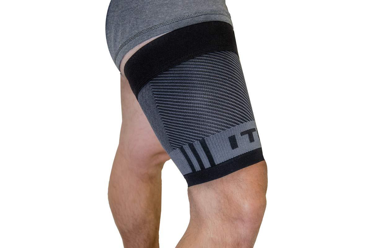 OS1st QS4 Compression Quad/Hamstring Sleeve with IT Band Brace - Large ...