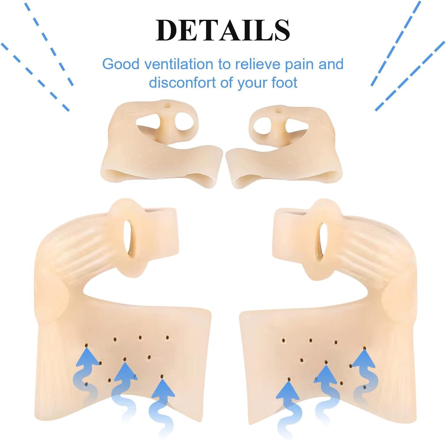 Shining Queen Bunion Corrector Toe Separator for Hallux Valgus & Big ...