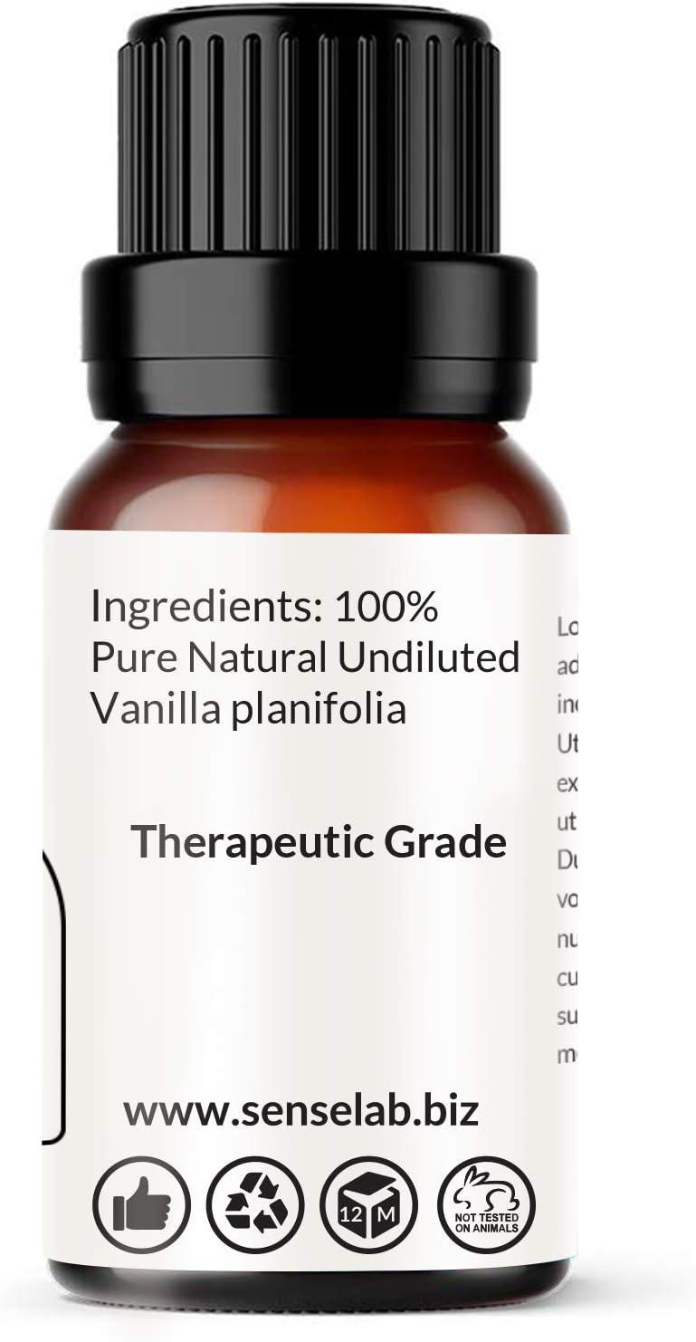 SenseLAB Vanilla Oleoresin Essential Oil 10ml - 100% Pure Therapeutic ...