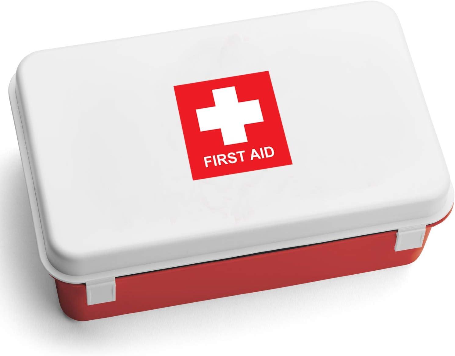 Emergency First Aid Sticker 4x4 Inches (4-Pack) - Water-Resistant First ...