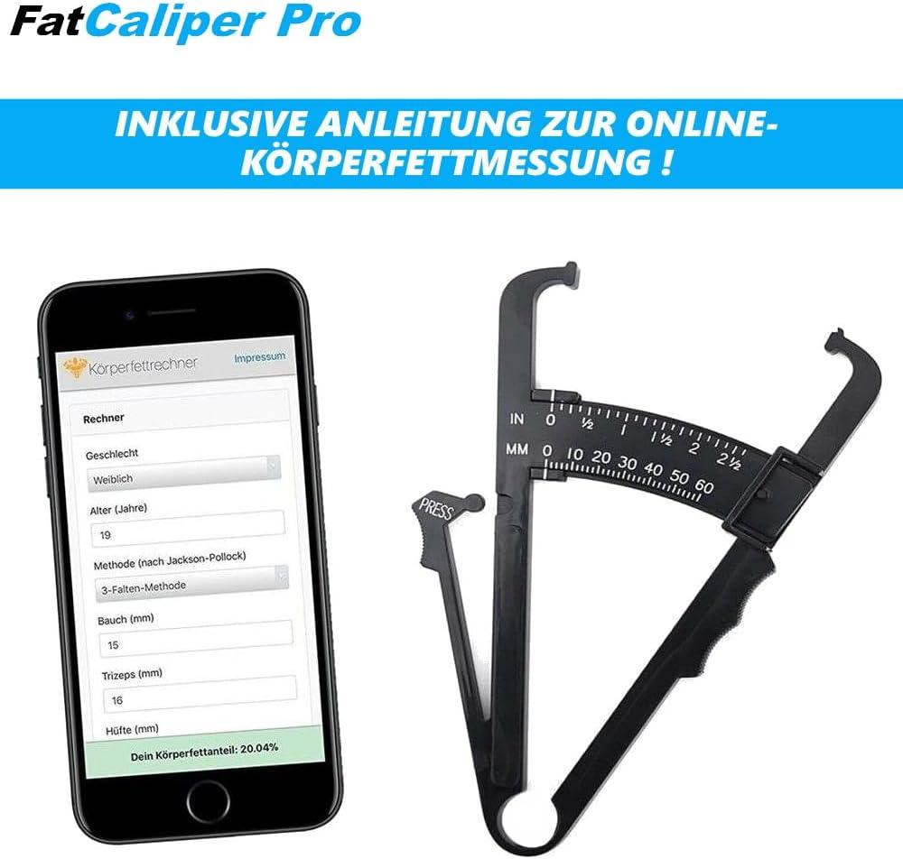 FatCaliper Pro: Accurate Body Fat Measuring Device & Online Calculator ...