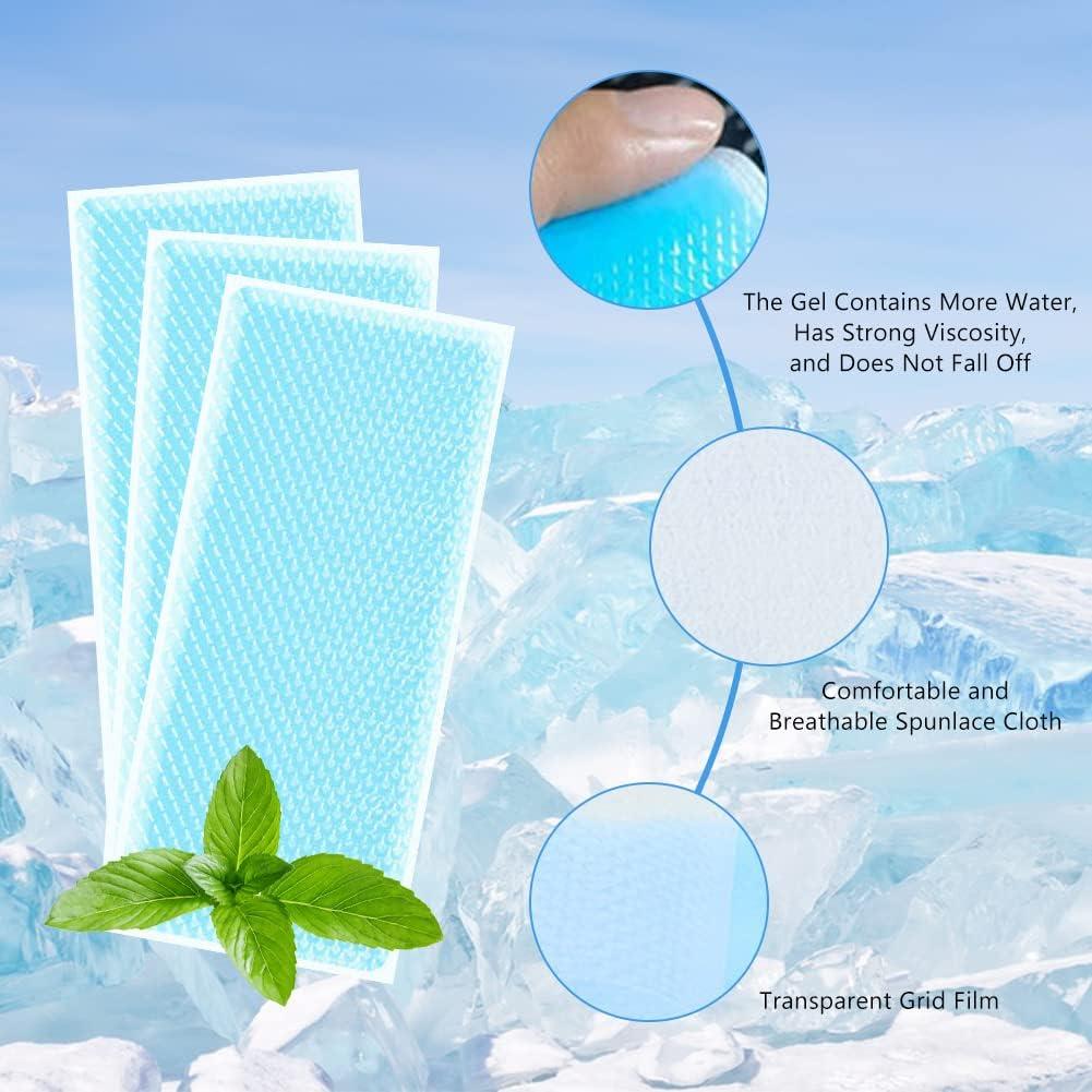 Fiever Cooling Plaster - 30 PCS Heat Stroke Relief & Cold Compress for ...