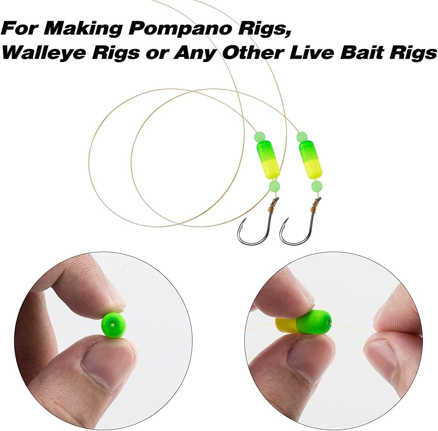 Dr.Fish Fishing Rig Floats Kit - 150 Pieces | Pompano, Walleye, Surf ...