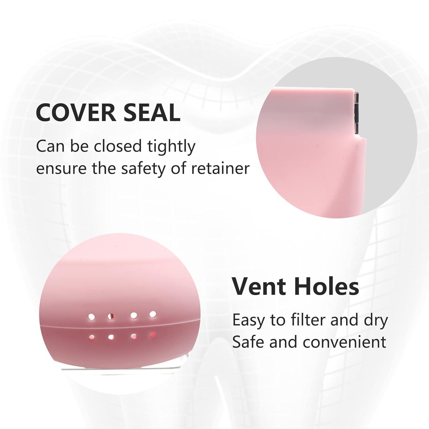 Soft Silicon Orthodontic Retainer Case | Magnetic Self-Closing, Vent ...