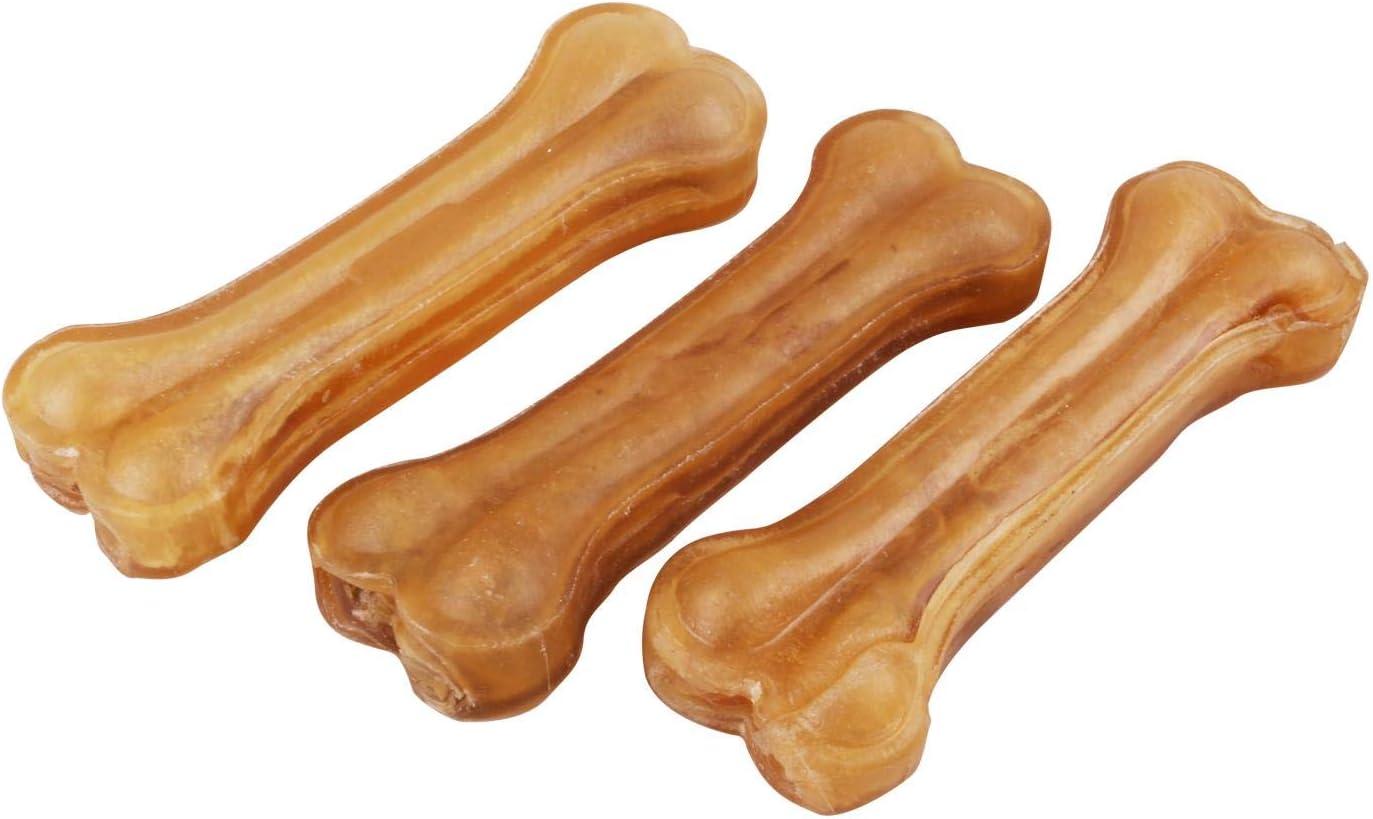 Nobleza 100% Natural Beef Dog Chewing Bones - 18 Pack Protein-Rich 7 ...