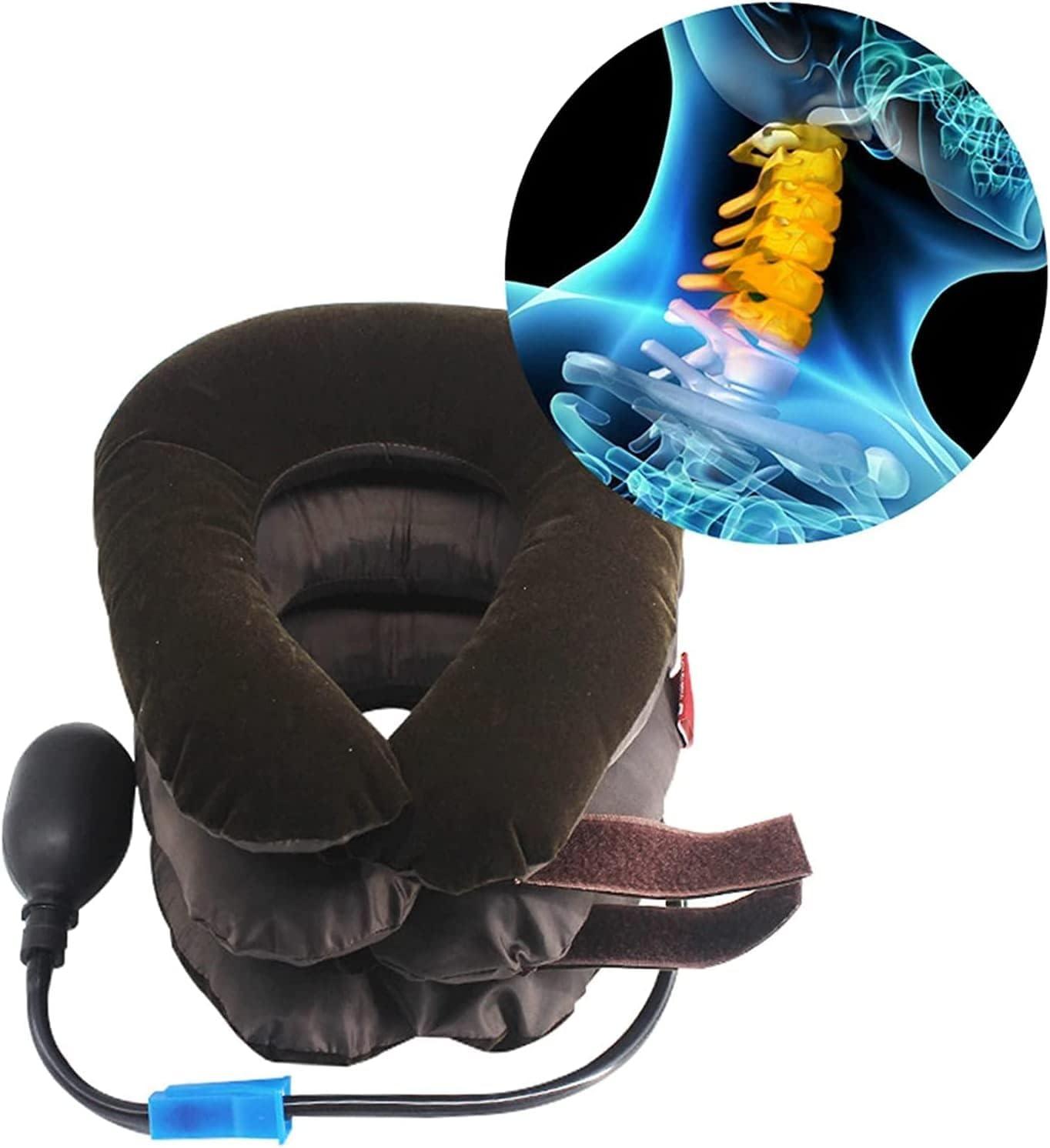 SSDDDLZEQ Samnuerly Cervical Neck Traction Device | Inflatable Neck ...