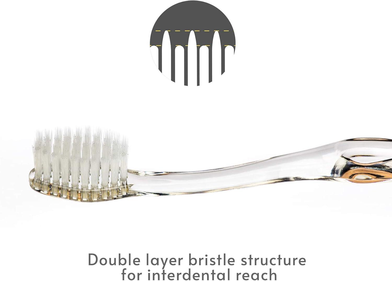 Nano-B Silver Toothbrush - Soft Antibacterial Bristles for Adults ...