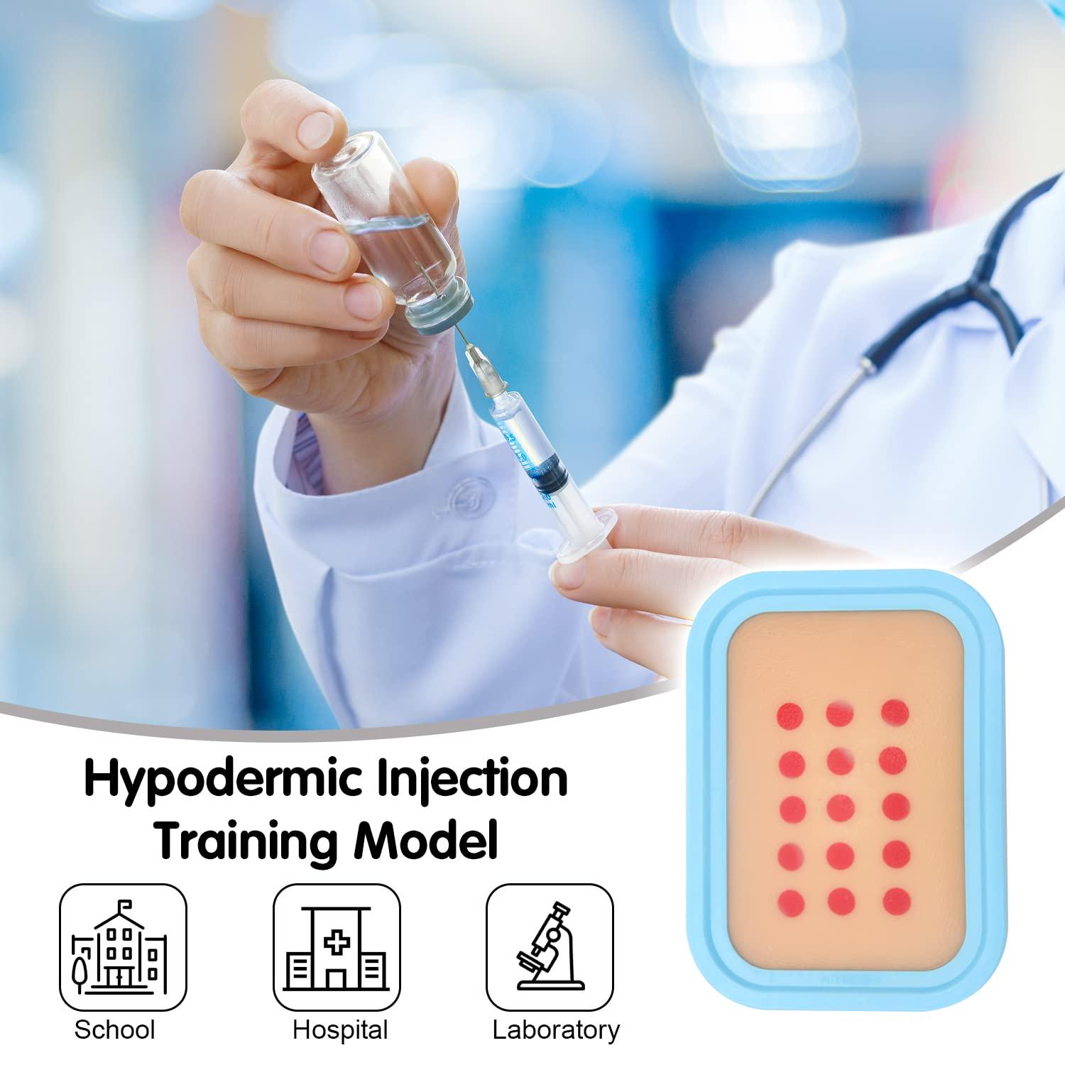 Silicone Intradermal Injection Training Model with Injection Point for ...