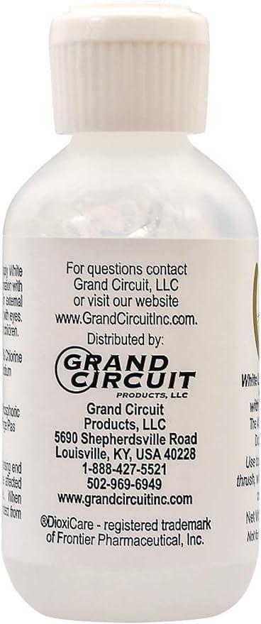 Grand Circuit 2 Oz White Lightning Gel with Dioxicare Use Topically on ...