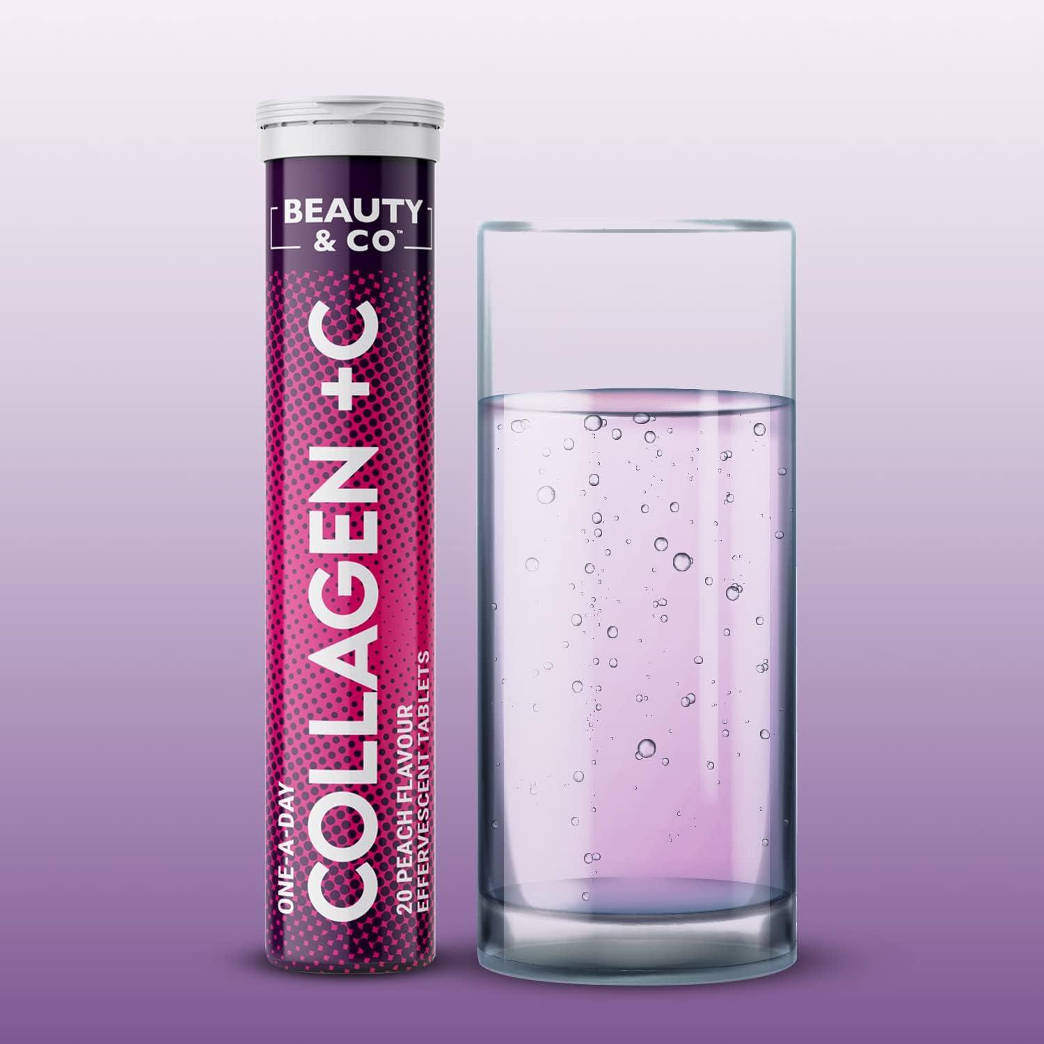 Beauty & Co Collagen Effervescent Marine Collagen & Vitamin C ...