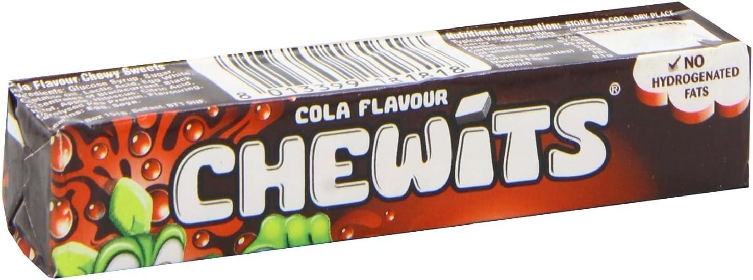 CHEWITS Cola Flavoured Sweets Candy 30g x 5 Packs Delicious Tasty And ...