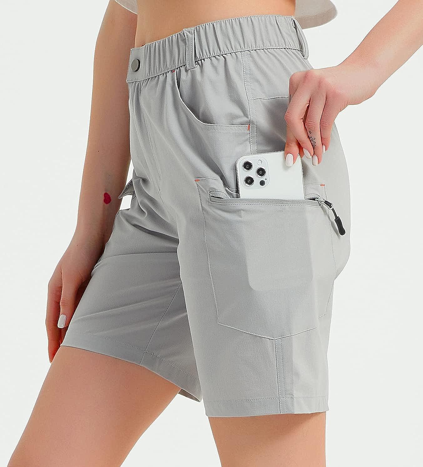 Nomolen Women's Lightweight Quick Dry Hiking Cargo Shorts - UPF 50 ...