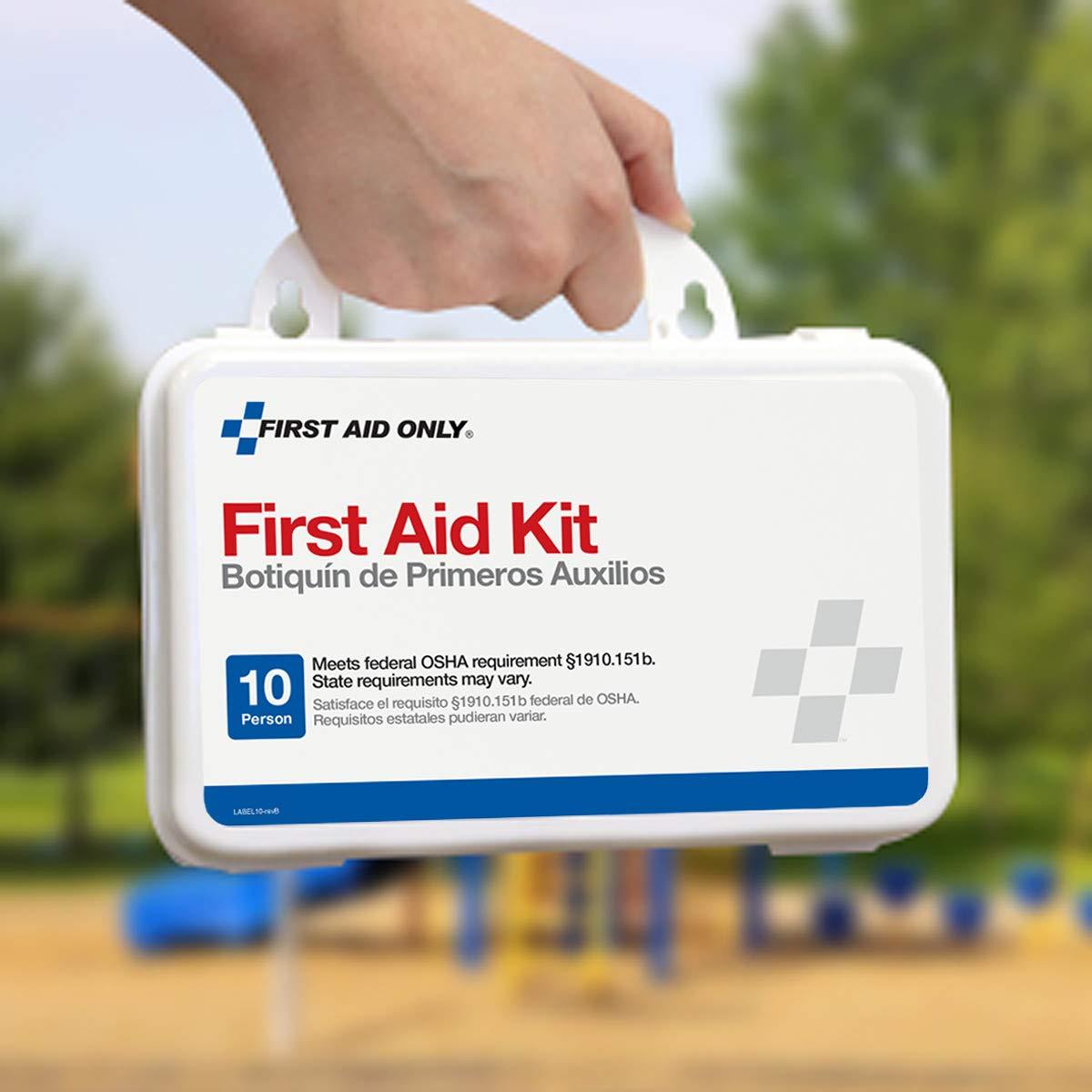 First Aid Only 57 Piece 10 Person First Aid Kit (6060) - Essential ...