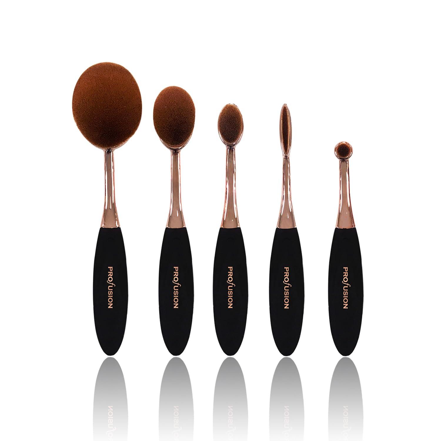 Profusion Cosmetics Deluxe Pro Brush Vault | Premium Makeup Brushes for ...