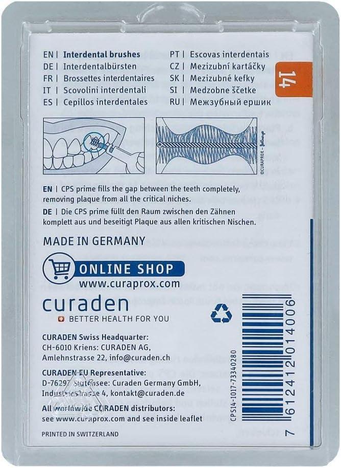 Buy CURAPROX CPS 14 Interdental Brushes 1.5-5 mm - Set of 5 for ...