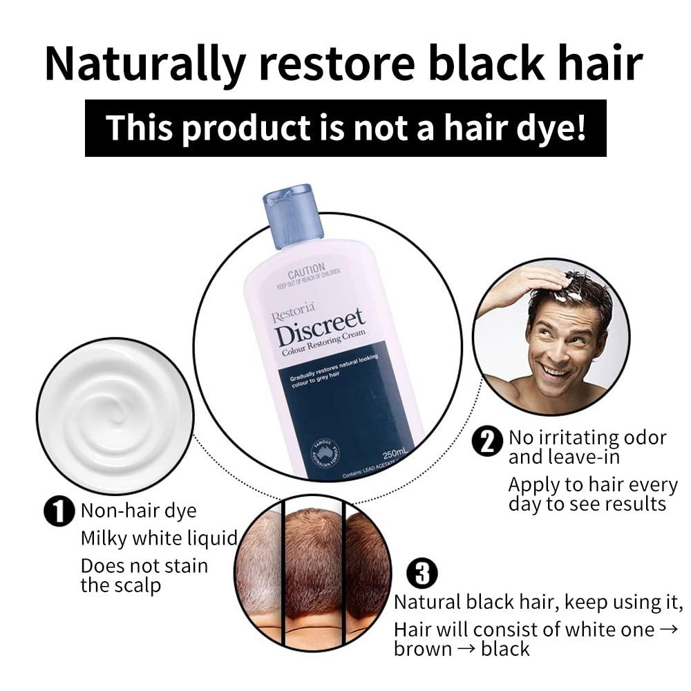 Restoria Discreet Cream and Lotion 250ml - Restore Natural Hair Color ...