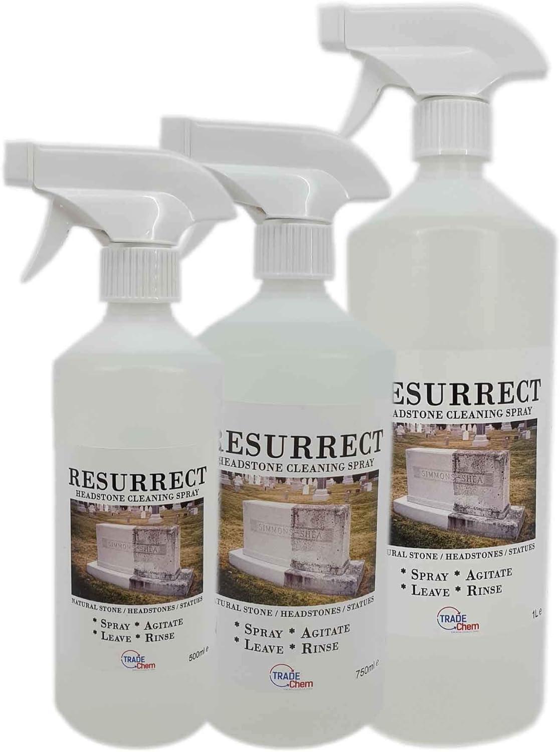 500ml Gravestone and Headstone Cleaner Spray - Resurrect Your Loved One ...
