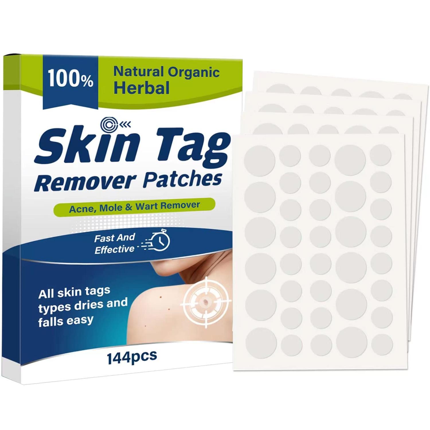 Skin Tag Remover Patch 144 PCS | Safe & Effective Skin Tag Removal ...