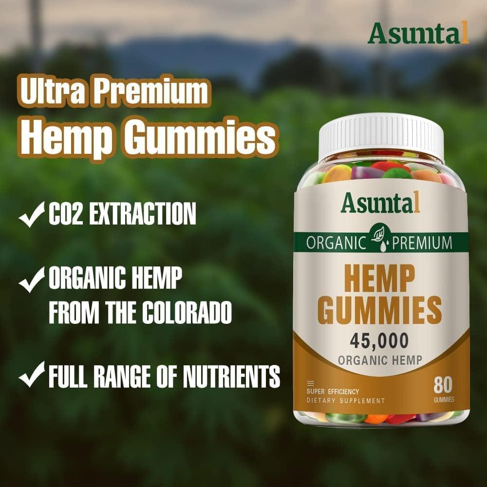 Extra Strength Natural Hemp Gummies for Adults - High Potency CBD - Low ...