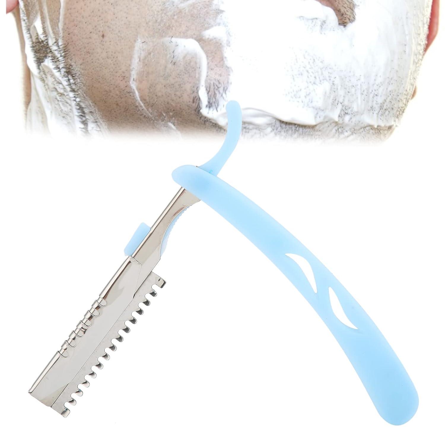 Professional Barber Razor for Men - Vintage Blue Safety Razor | Simple ...