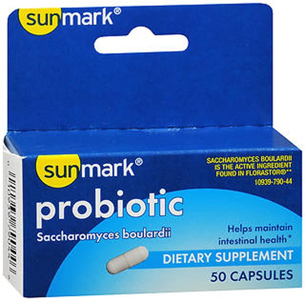 Sunmark Probiotic Dietary Supplement Capsules - 50 ct | Digestive ...