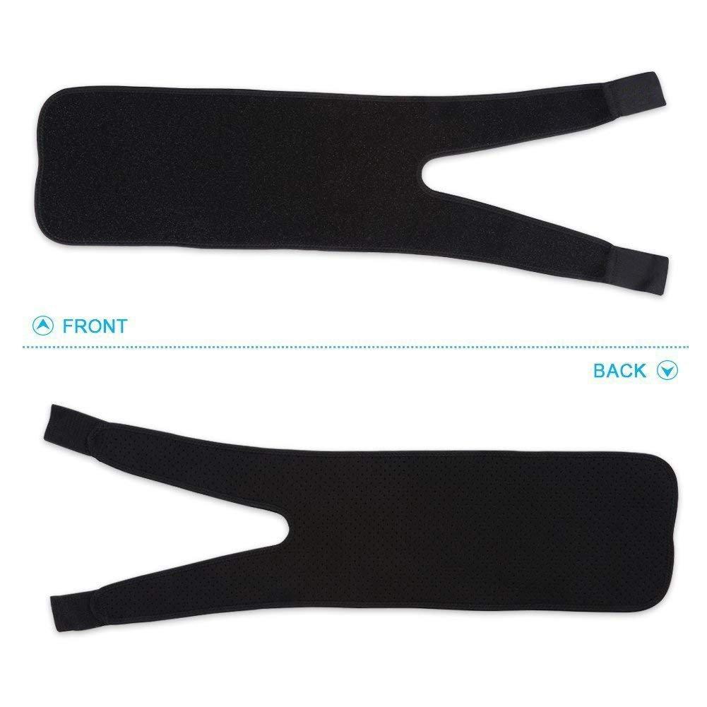 Medical Grade Thigh Hamstring Support Compression Brace Wrap Adjustable ...