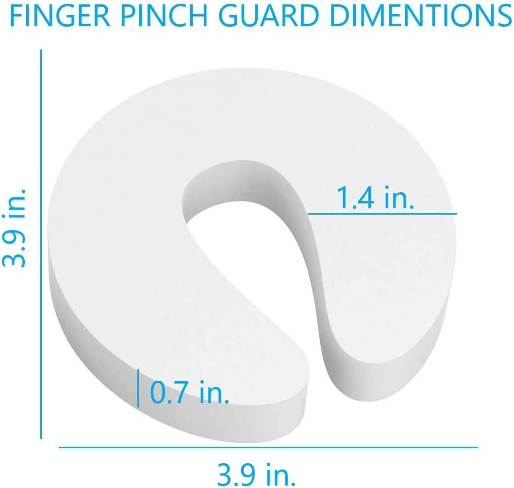 Door Pinch Guard and Door Slam Stopper 6pk. Use Safety Door Guard Made ...