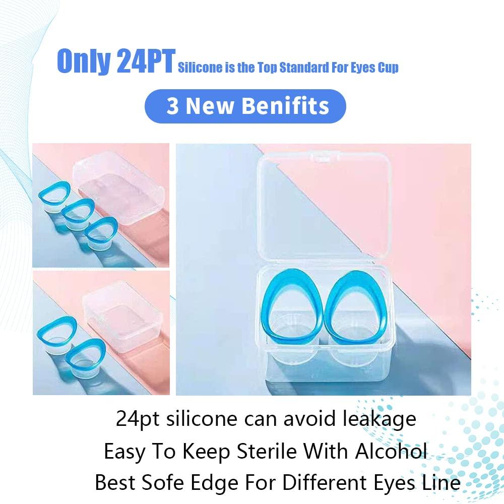 Silicone Eye Wash Cup Kit - Effective Eye Cleaner for Eyelid Care and ...