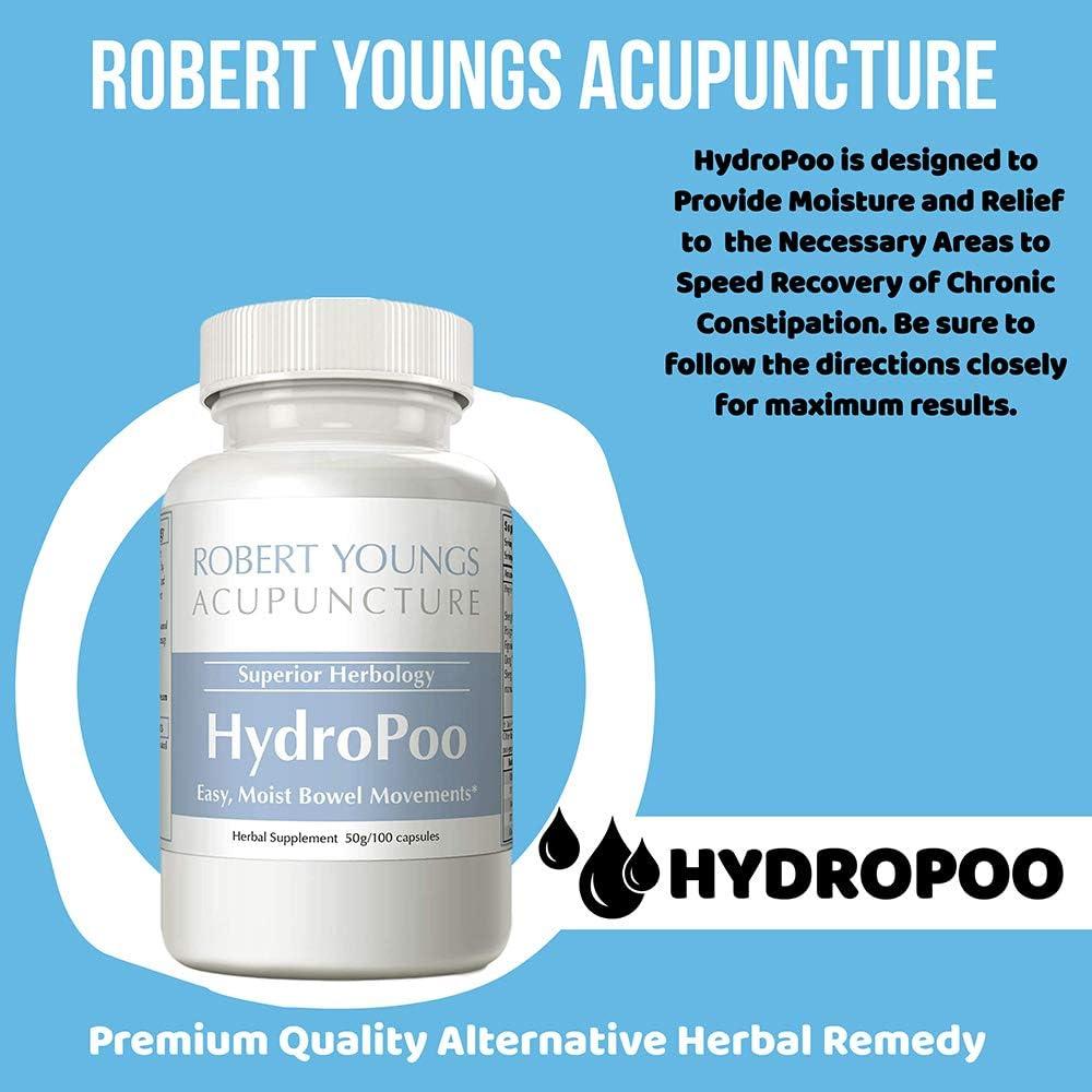 HydroPoo Dry Stool & Constipation Moisture Capsules - Natural Herb ...
