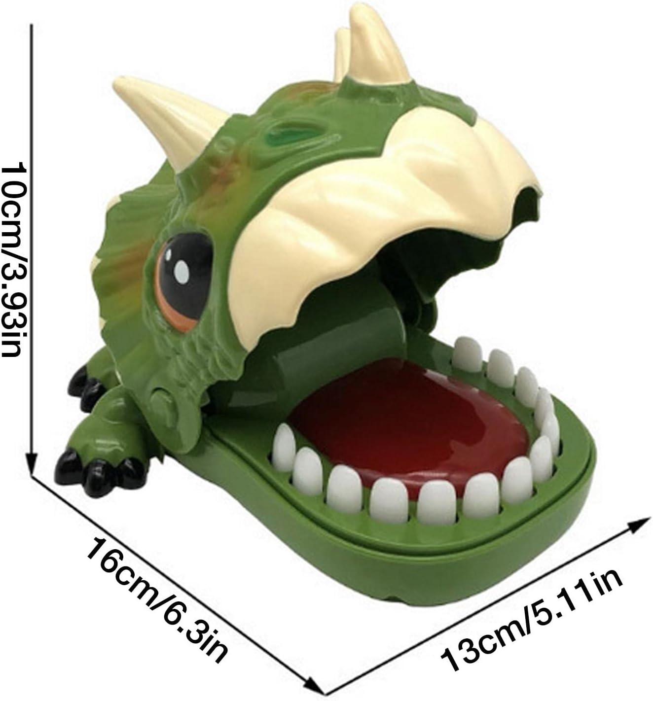 EAYOLY Funny Dinosaur Teeth Game | Triceratops Teeth Toy for Kids ...
