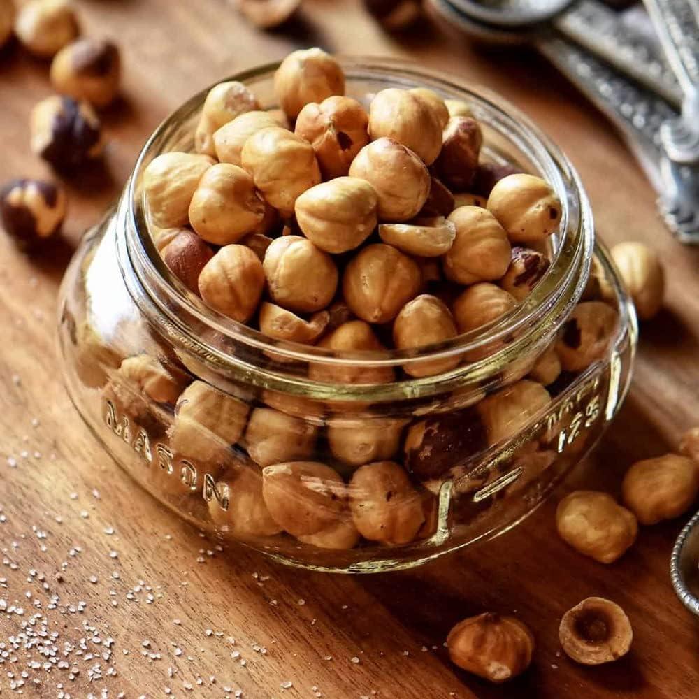 Italian Natural Roasted Hazelnuts (1Kg) - Unsalted | Blanched | GMO ...