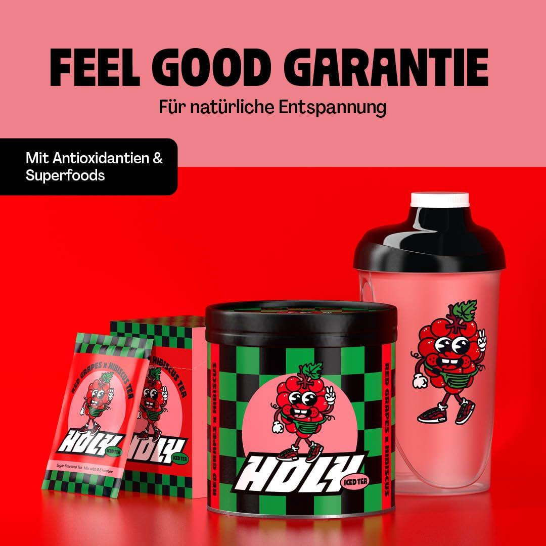 Holy Iced Tea Red Grapes X Hibiscus - 50 Portions Sugar-Free Vegan ...