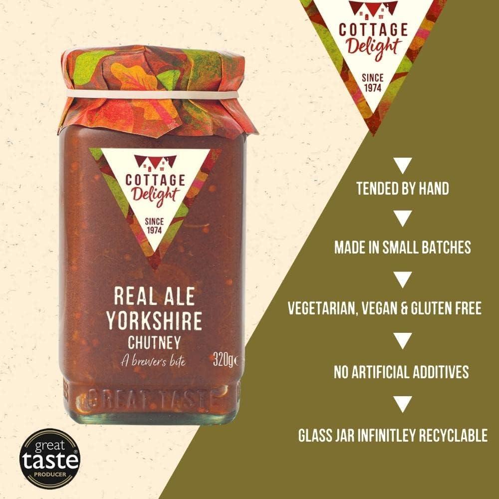 Cottage Delight Real Ale Yorkshire Chutney 320g - Authentic flavor ...