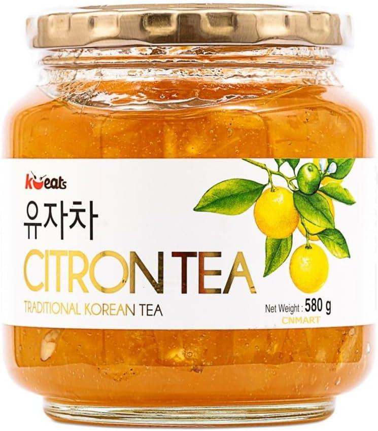 CNMART Traditional Korean Citron Tea 580g - Korean Flavour Jar by K-EATs (Pack of 2) | Buy Now ...